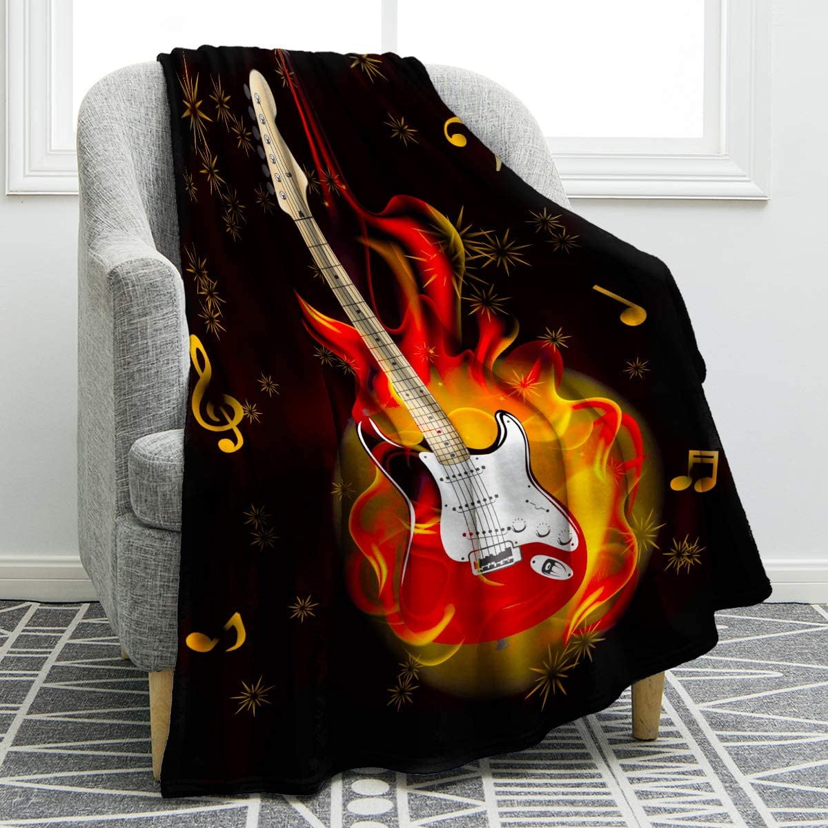Music Note Gifts Blanket for Women Men, Music Gifts Throw Blankets for ...