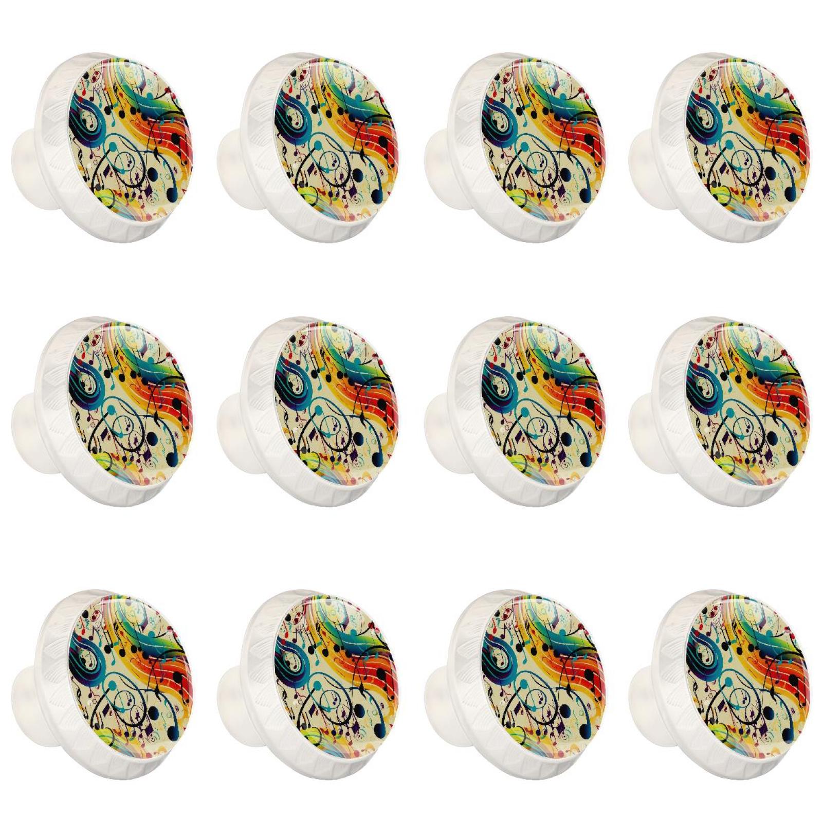 Music Note Kitchen Cabinet Knobs 12 Pack Drawer Knobs Cabinet Hardware ...