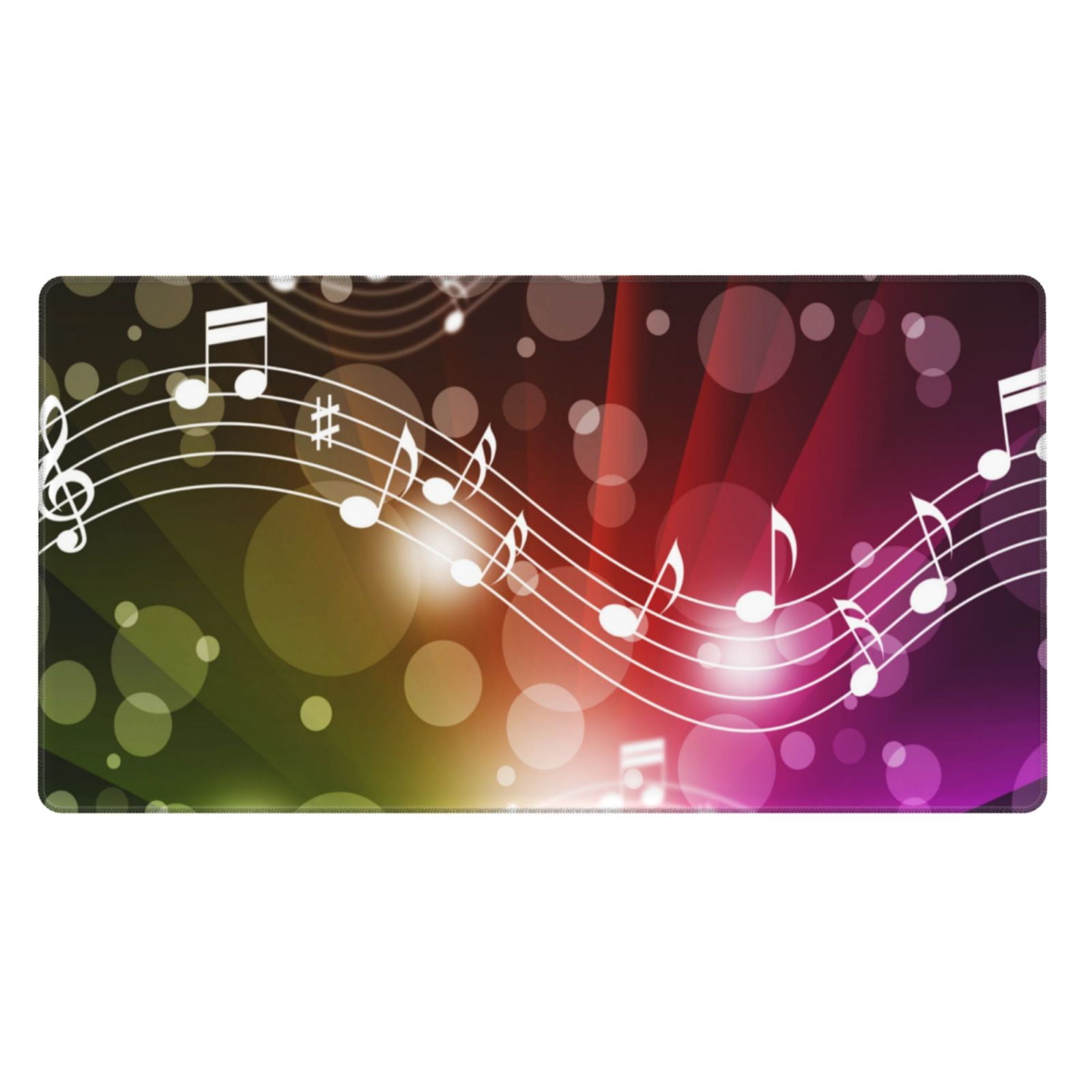 Music Note Musical Theme Mousepad Large Mouse Pad Desk Pad Computer ...