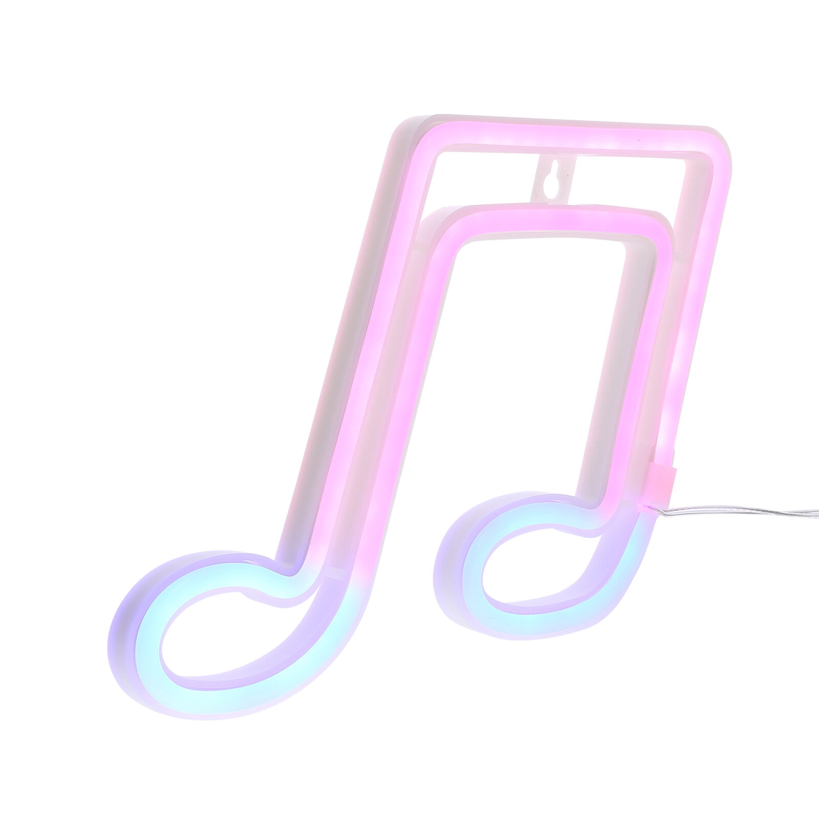 Music Note Neon Sign LED Light Up Sign for Bedroom Living Room Bar ...