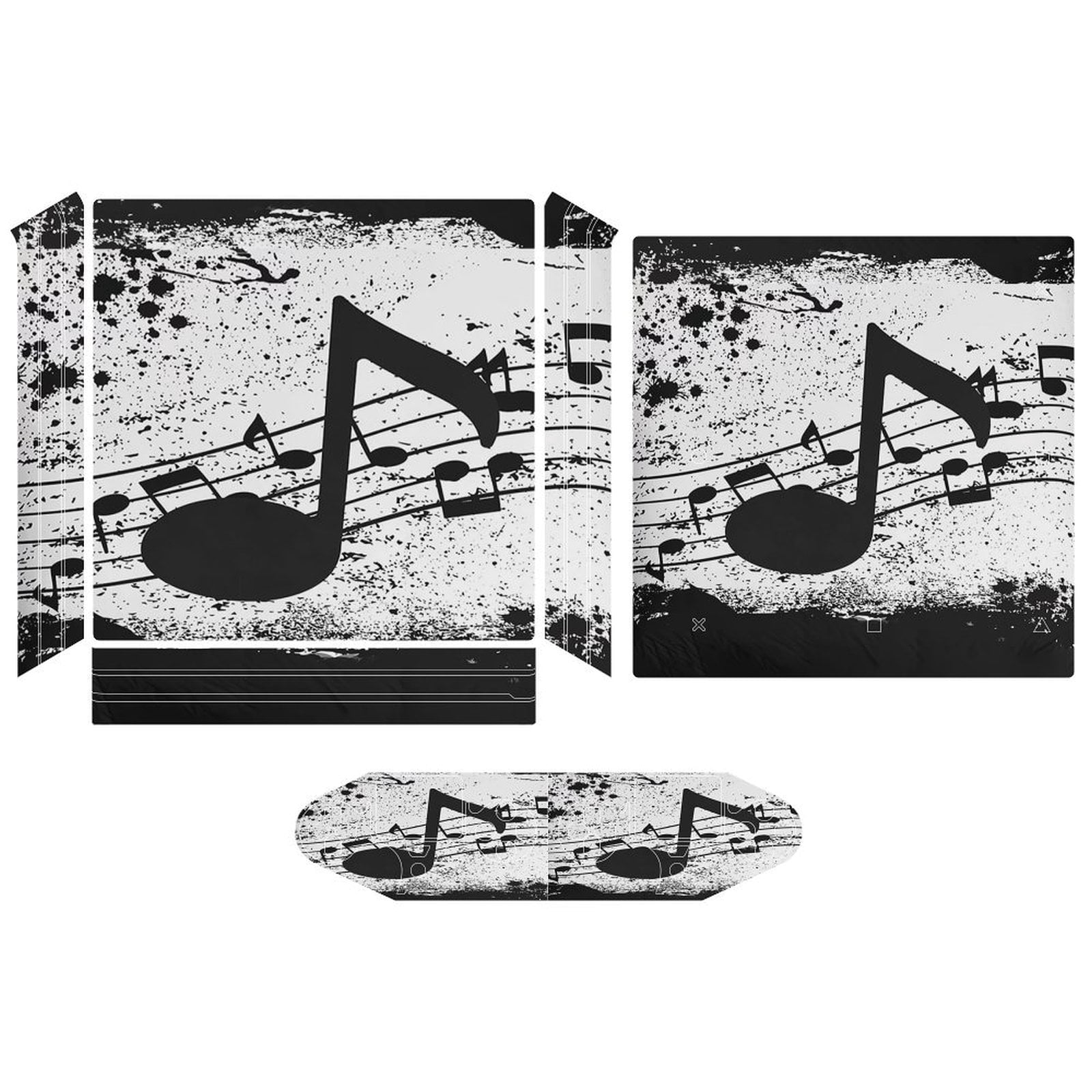 Music Note PS4/PS4 Pro/PS4 Slim Skin Sticker For Console And Controller Skins - Walmart.com