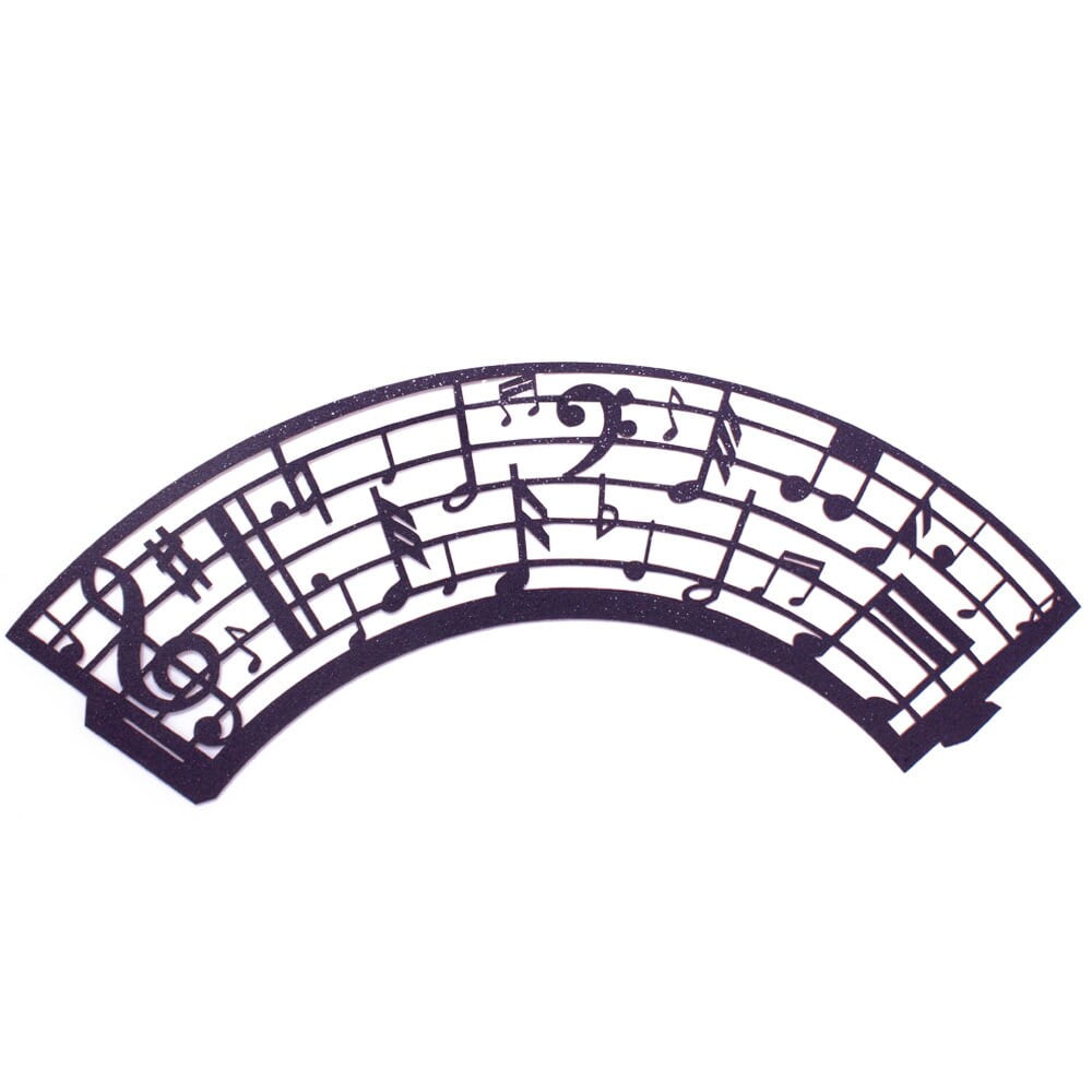 Music Note Pattern Cupcake Wrappers (25pcs, Standard Size) Grease ...