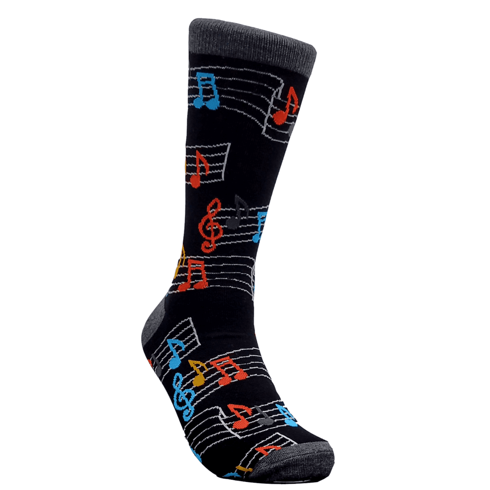 Music Note Pattern Socks from the Sock Panda Size: Large - Walmart.com