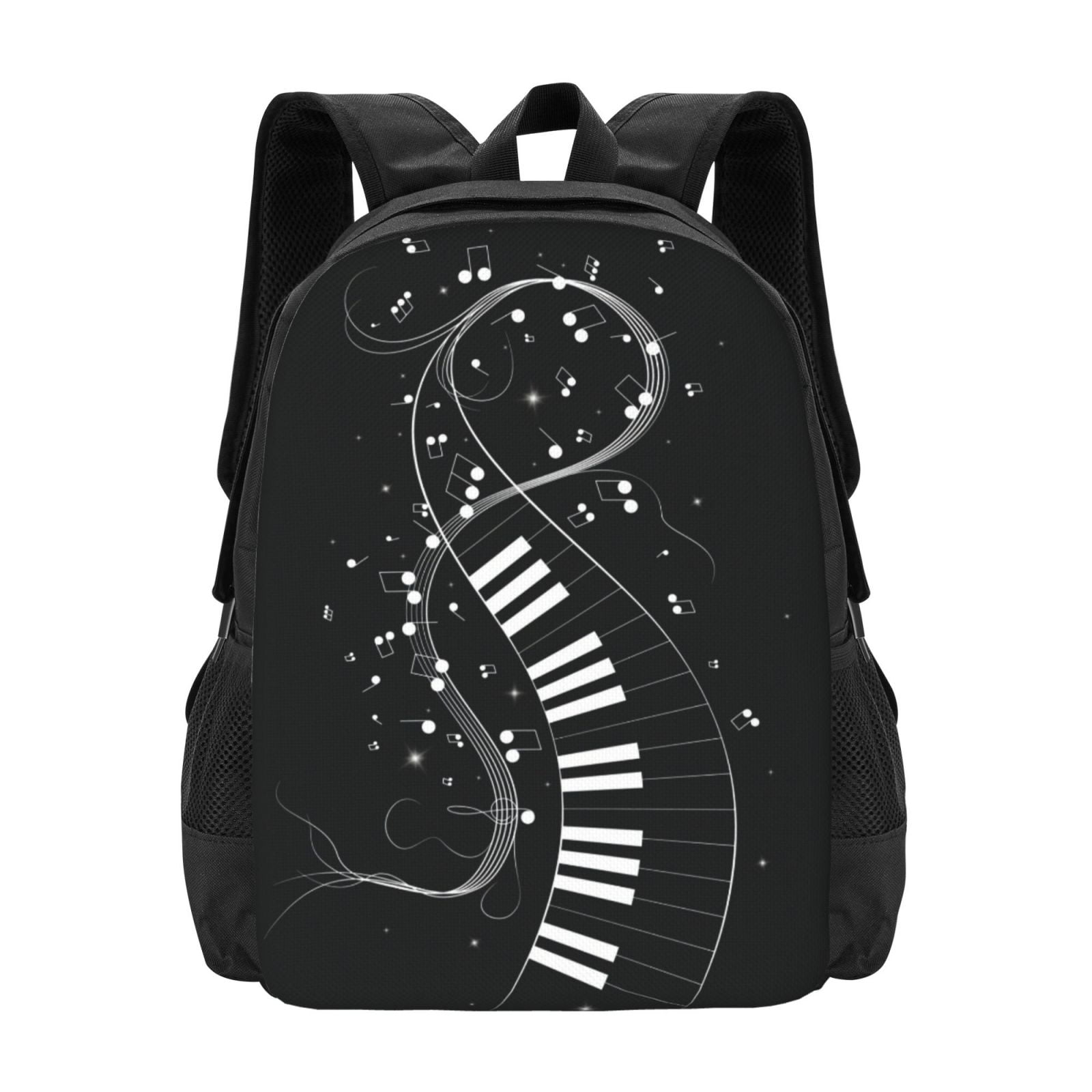 Music Note Piano Pattern Backpack for Men Women Laptop Backpack Hiking ...