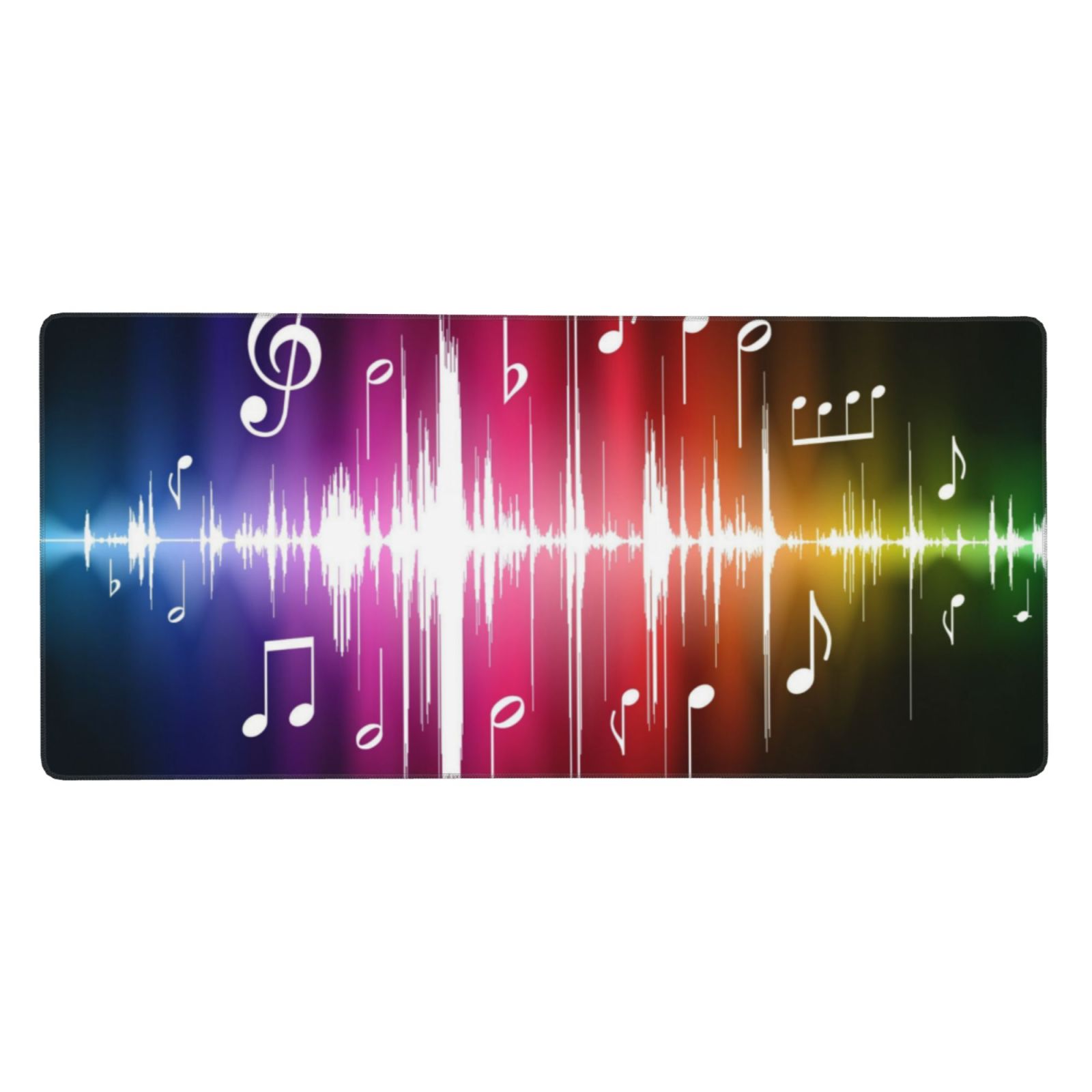 Music Note Printed Mousepad Large Mouse Pad Desk Pad Computer Keyboard ...