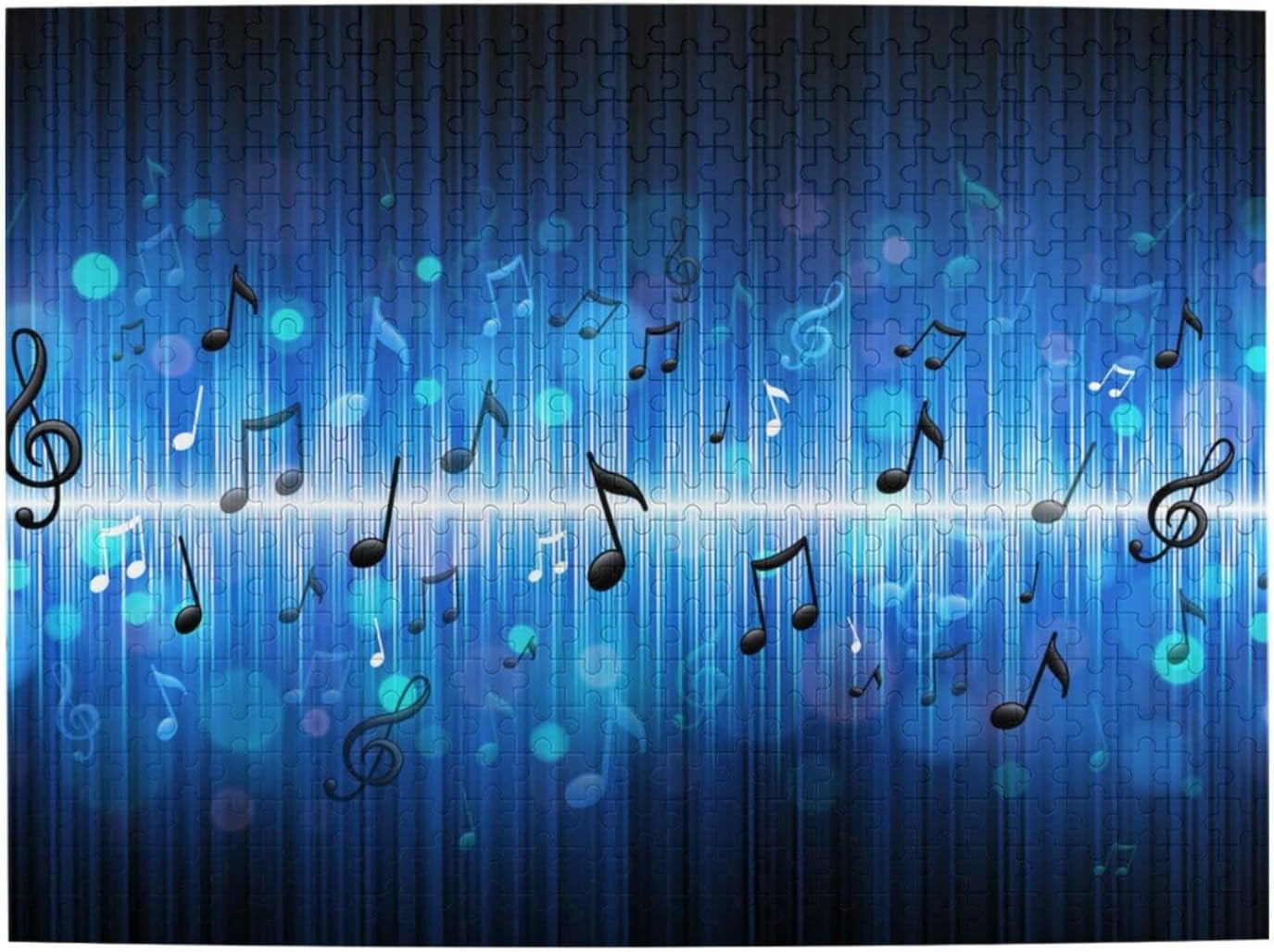 Music Note Puzzle Difficult Jigsaw Puzzle 500 Pieces Toy Vintage Music ...