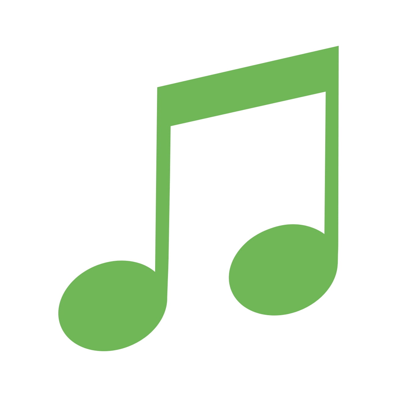 Music Note Sticker Decal Die Cut - Self Adhesive Vinyl - Weatherproof ...