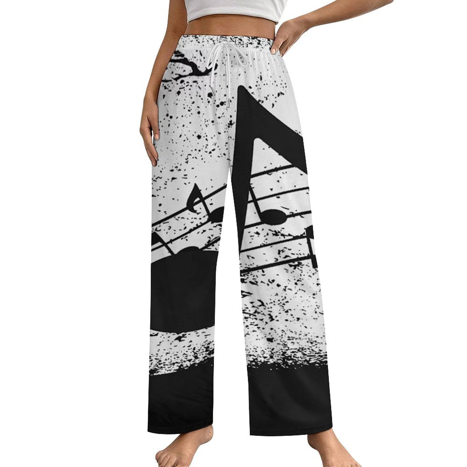Music Note Women's Pajamas Pajama Pants Women's Sleepwear Lounge Sleep ...