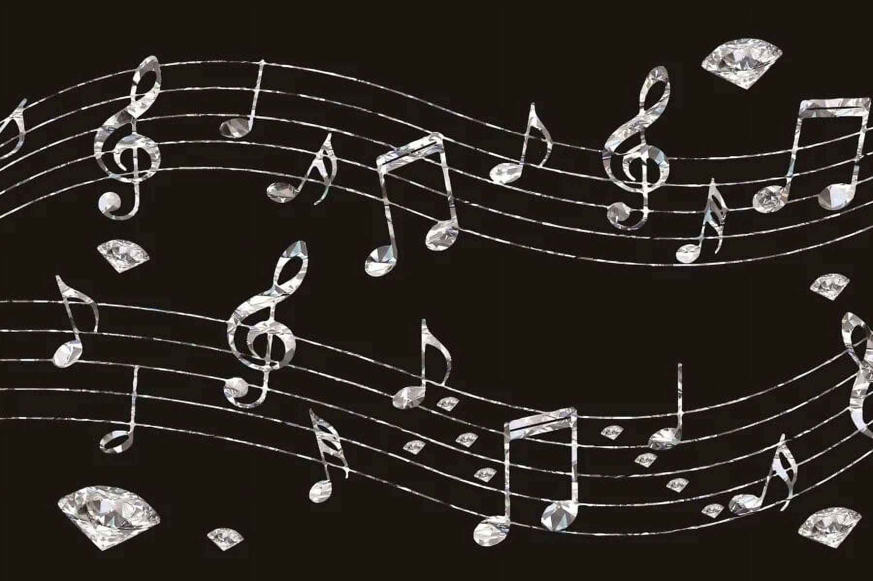 Music Notes Birthday Party Baby Shower Decor Poster Photography ...