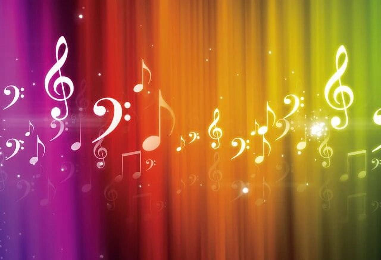 Music Notes Birthday Party Baby Shower Decor Poster Photography ...