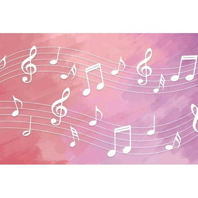 Music Notes Birthday Party Baby Shower Decor Poster Photography ...