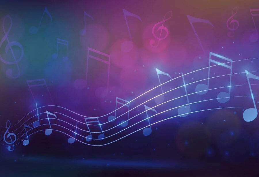 Music Notes Birthday Party Baby Shower Decor Poster Photography ...