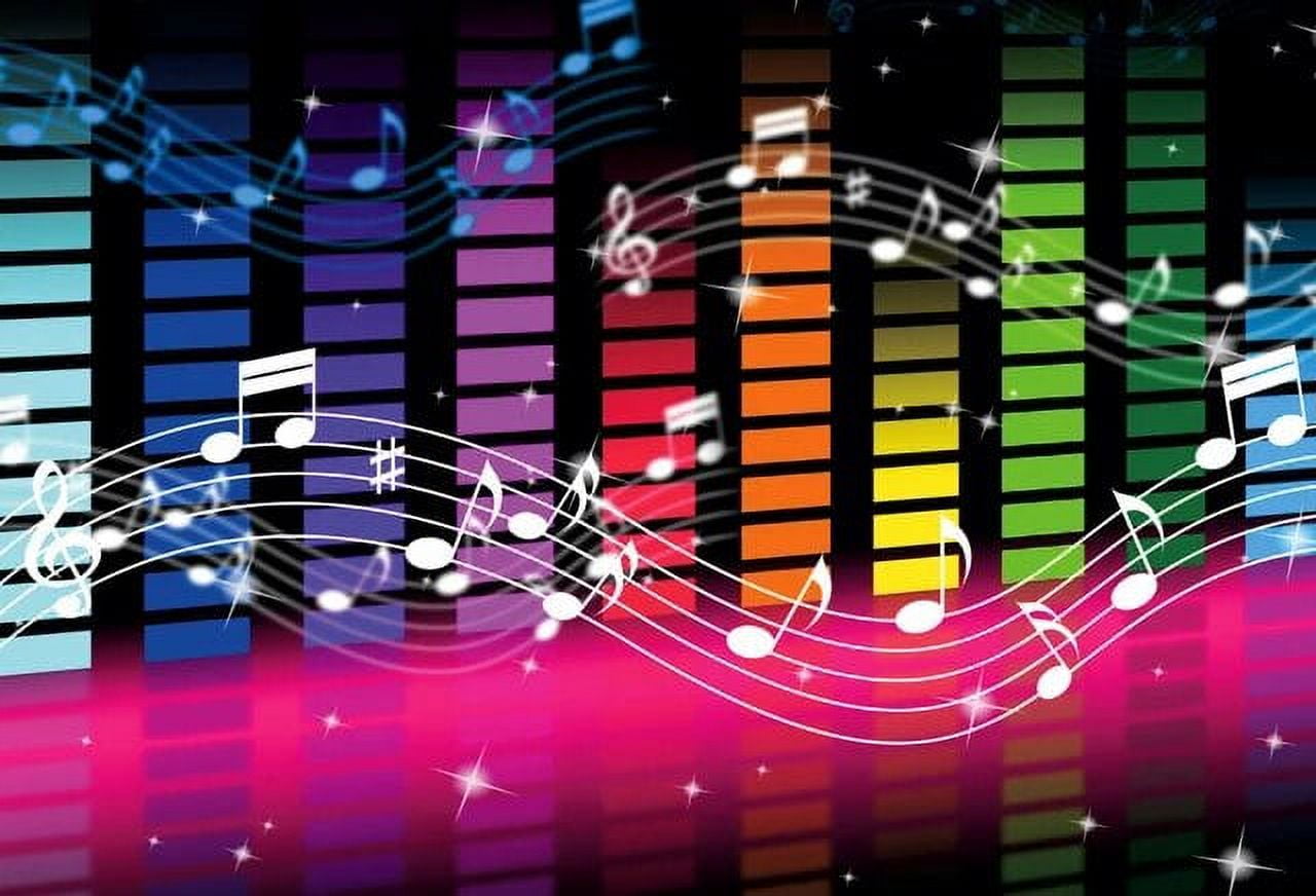 Music Notes Birthday Party Baby Shower Decor Poster Photography ...