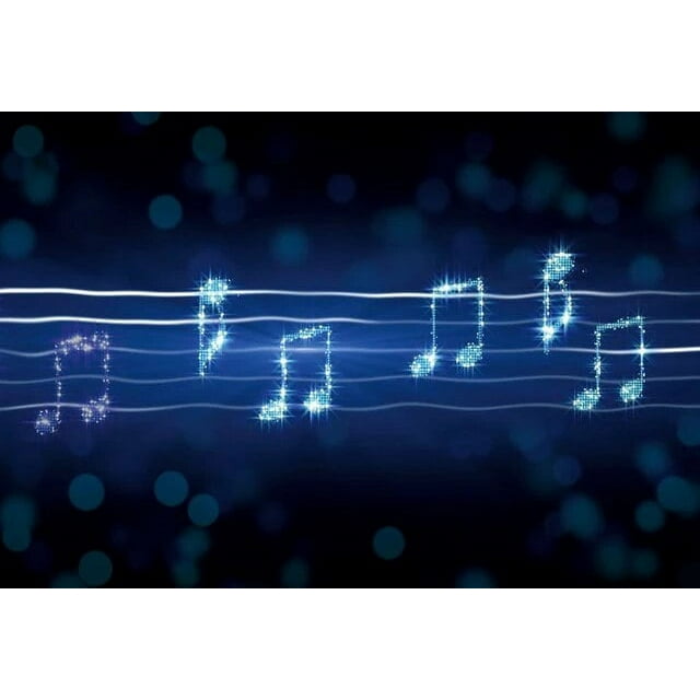 Music Notes Birthday Party Baby Shower Decor Poster Photography ...