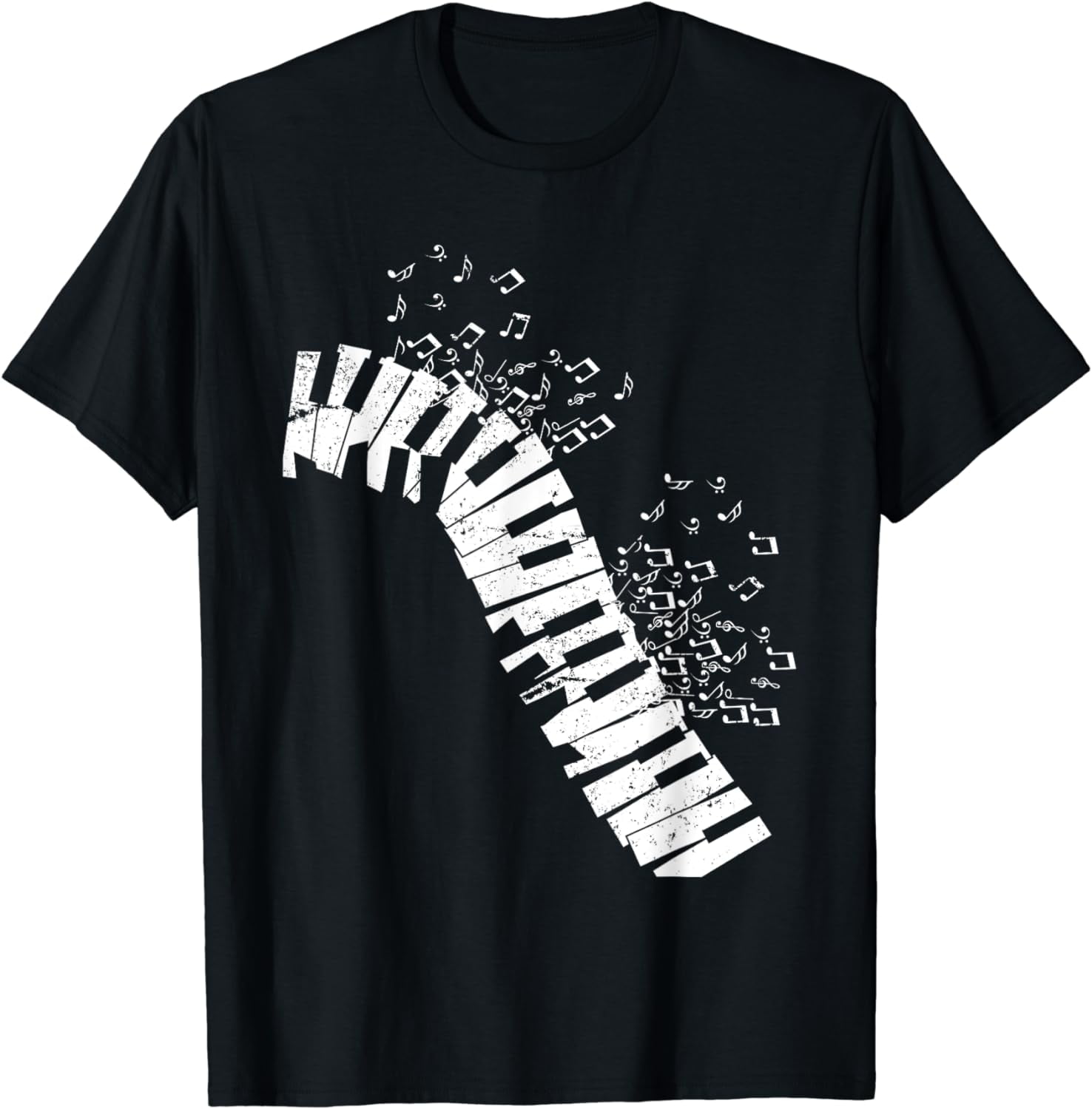 Music Notes Classical Music Instrument Piano T-Shirt - Walmart.com
