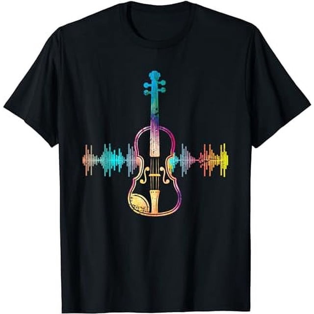 Music Notes Classical Musician Violin Player Gift Violin T-Shirt ...