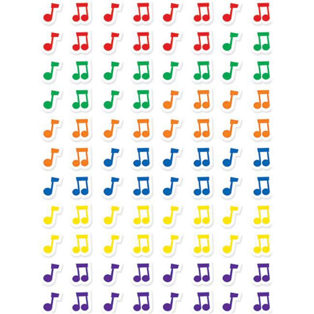 Music Notes Hot Spots Stickers - Walmart.com