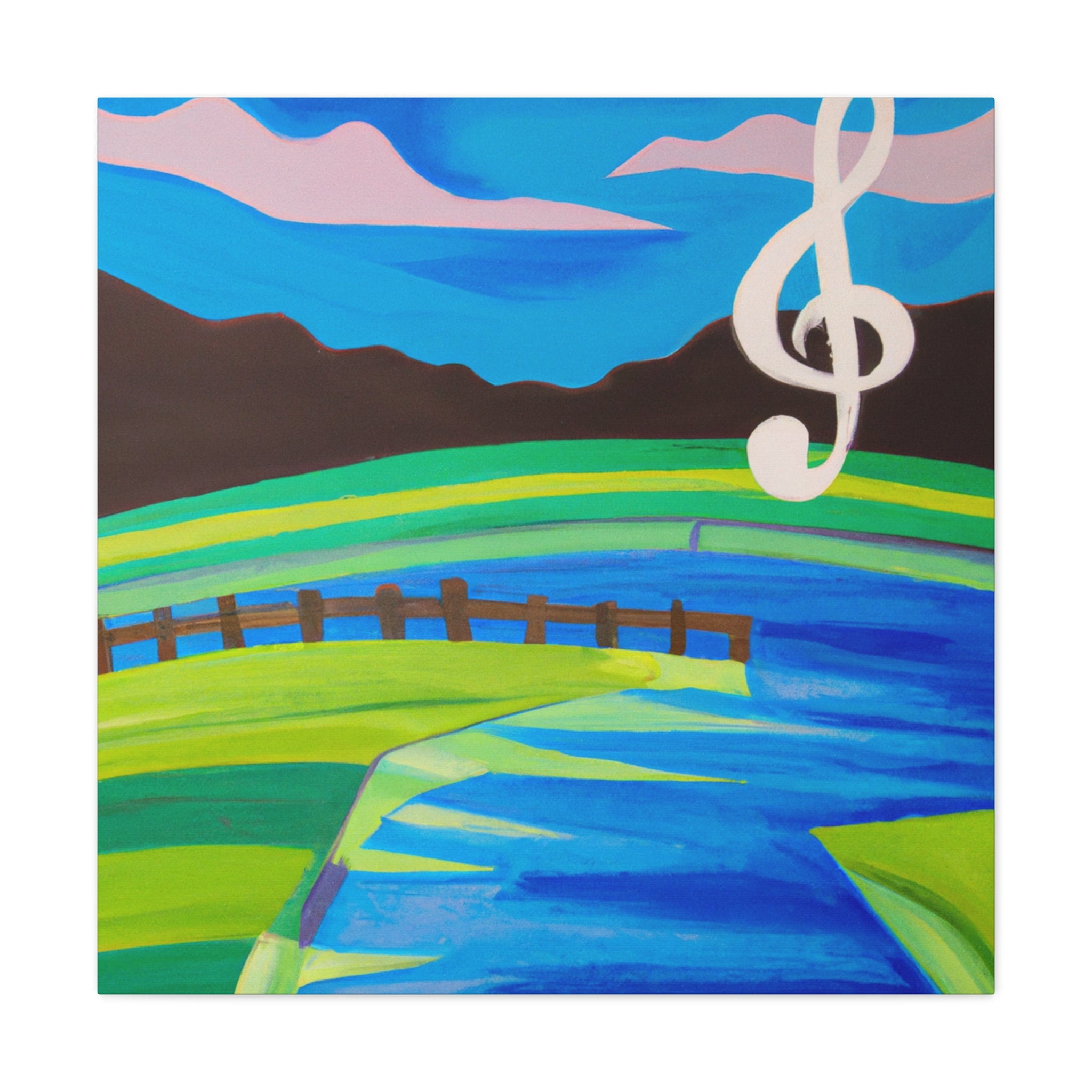 "Music Notes Pop Art" - Canvas - Walmart.com