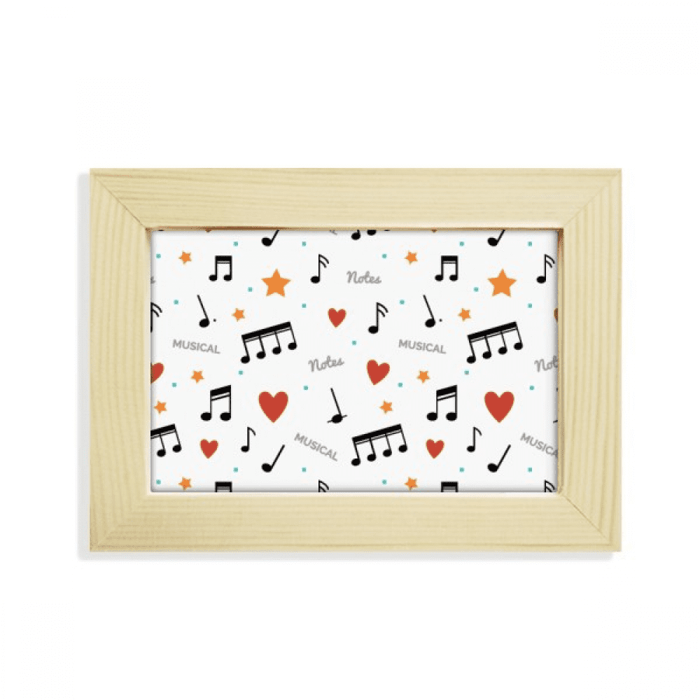 Music Notes With Stars Hearts Desktop Decorate Photo Frame Picture Art ...