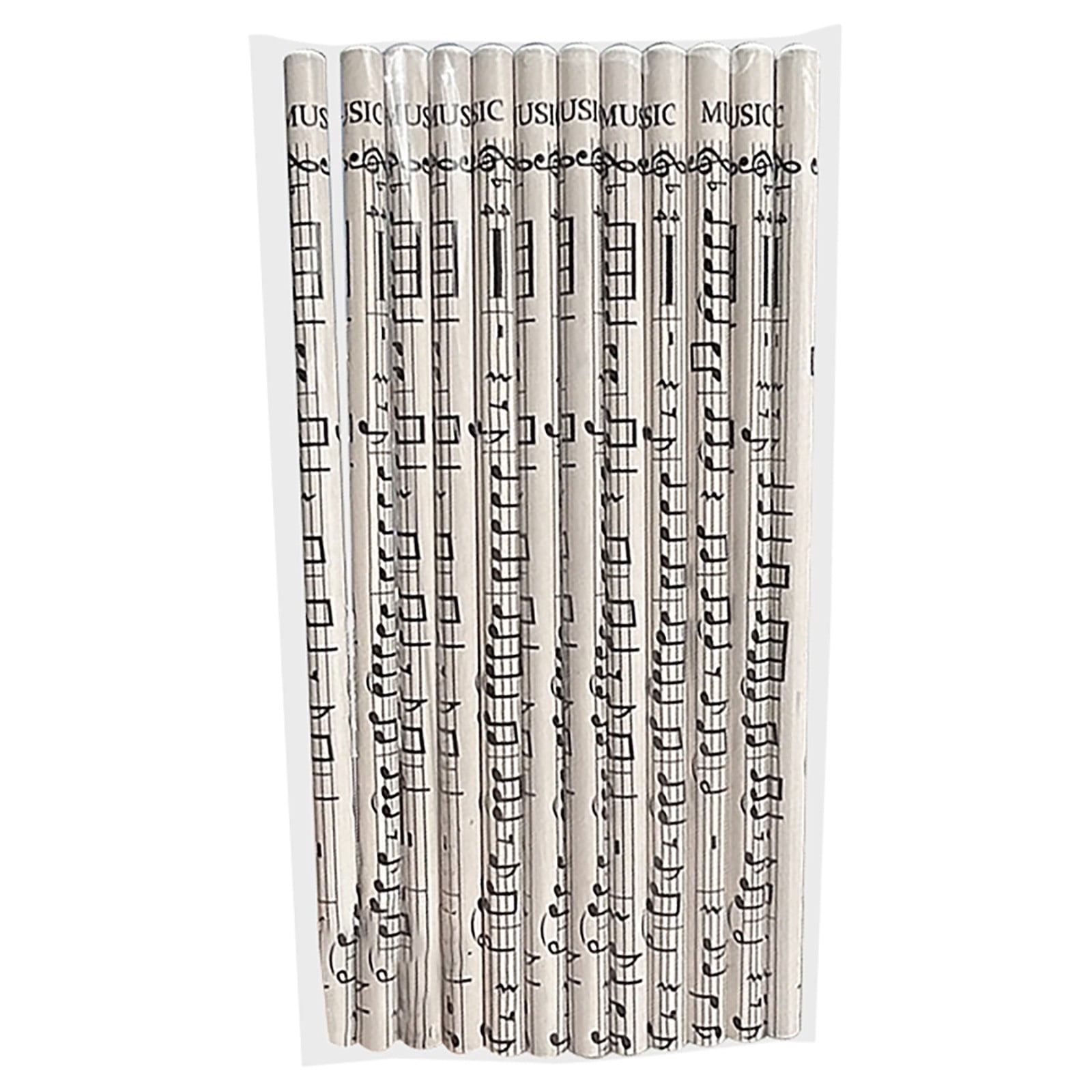 Music Pencils,12-Pack Music Note Pencils,HB Round Wooden Pencils with ...