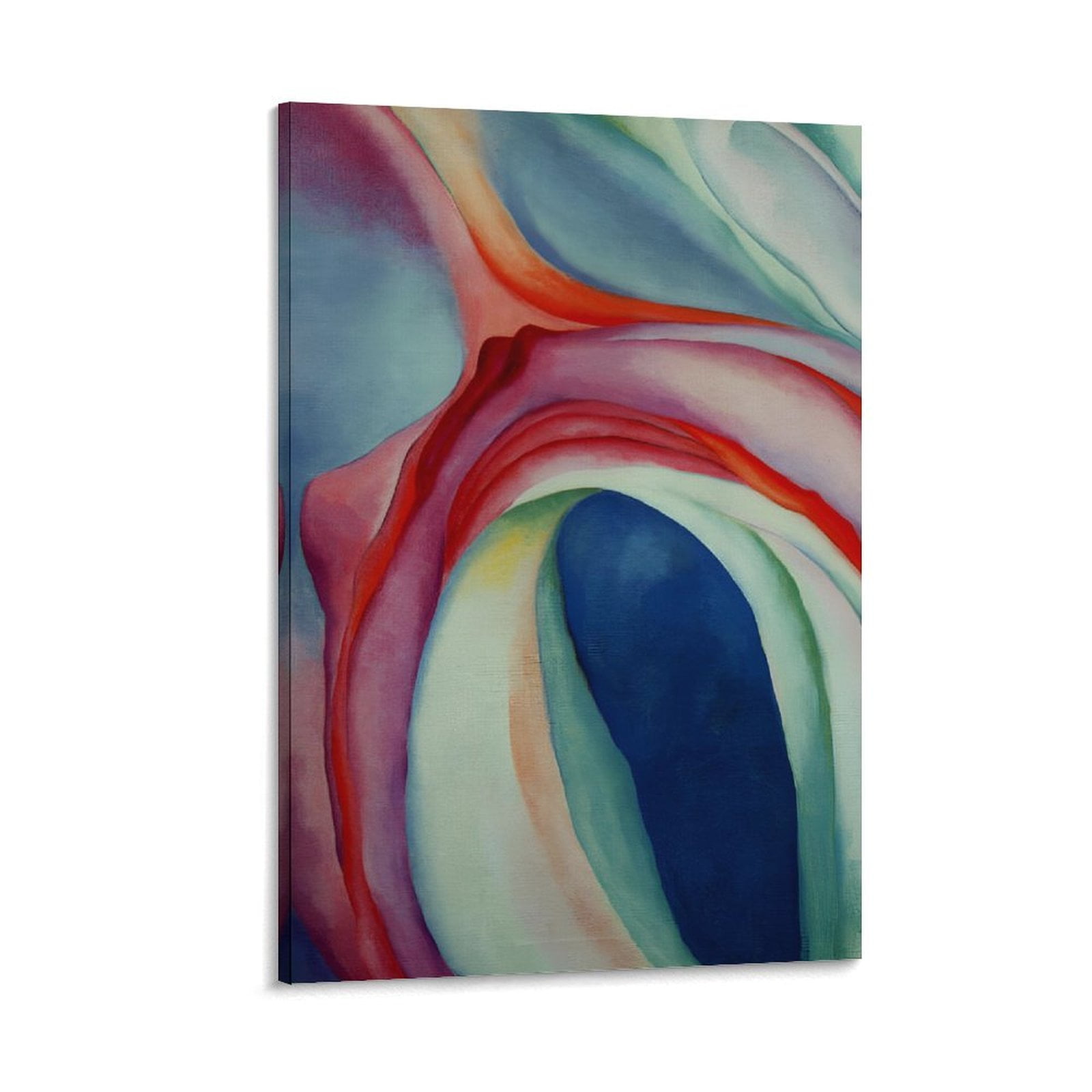 Music Pink And Blue II (1918) by Georgia OKeeffe Painting Poster Canvas ...