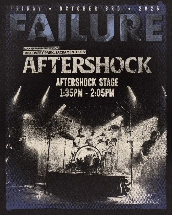 Music Poster - Failure Aftershock Discovery Park Sacramento CA 2025 ...