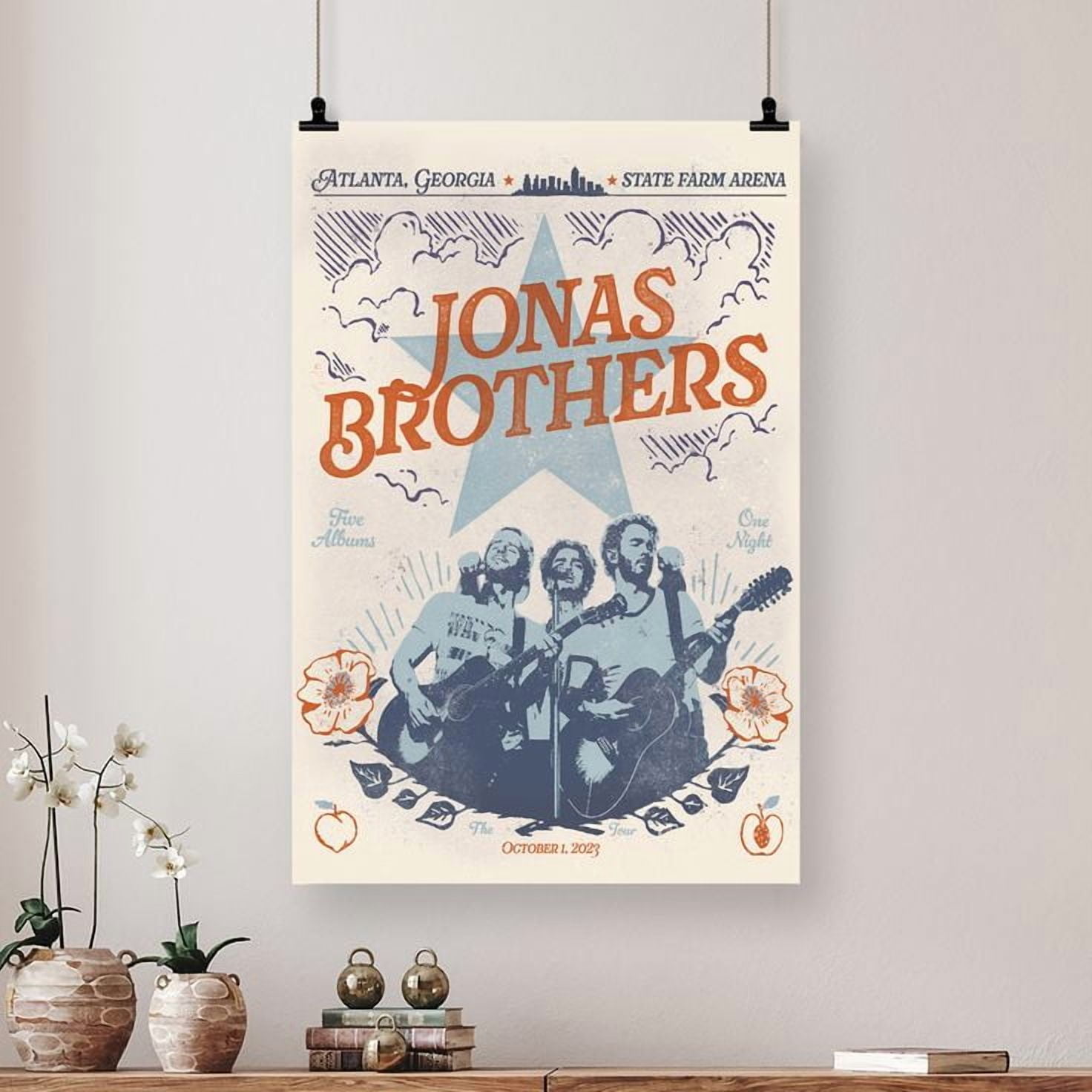 Music Poster Jonas Brother Tour Poster 2025 Retro Style - Size 24''x36 ...