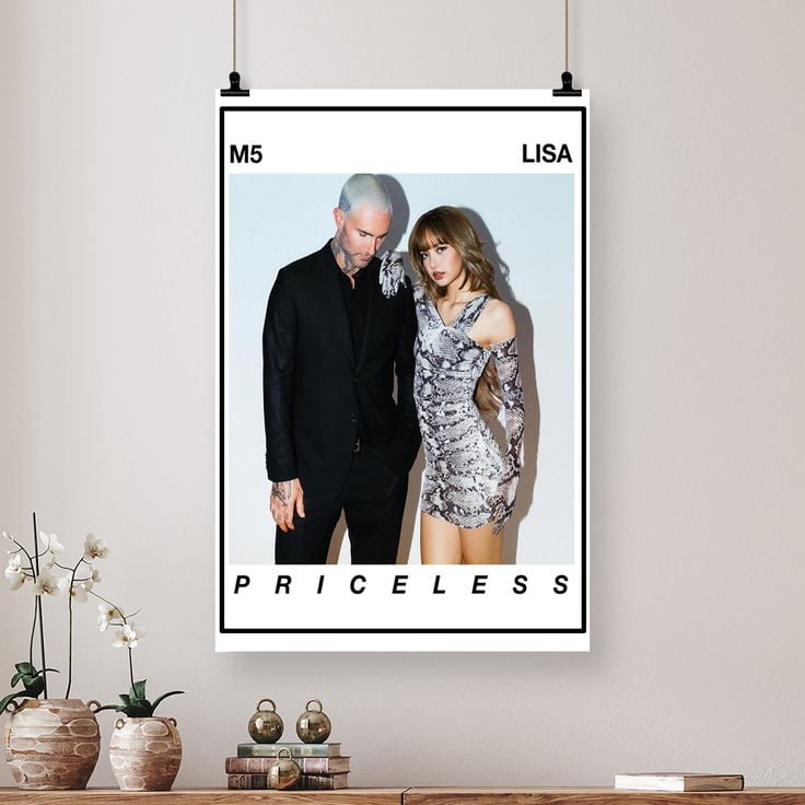 Music Poster Maroon 5 PRICELESS FT. LI.SA Song Size 24''x36'' - Kiloa ...