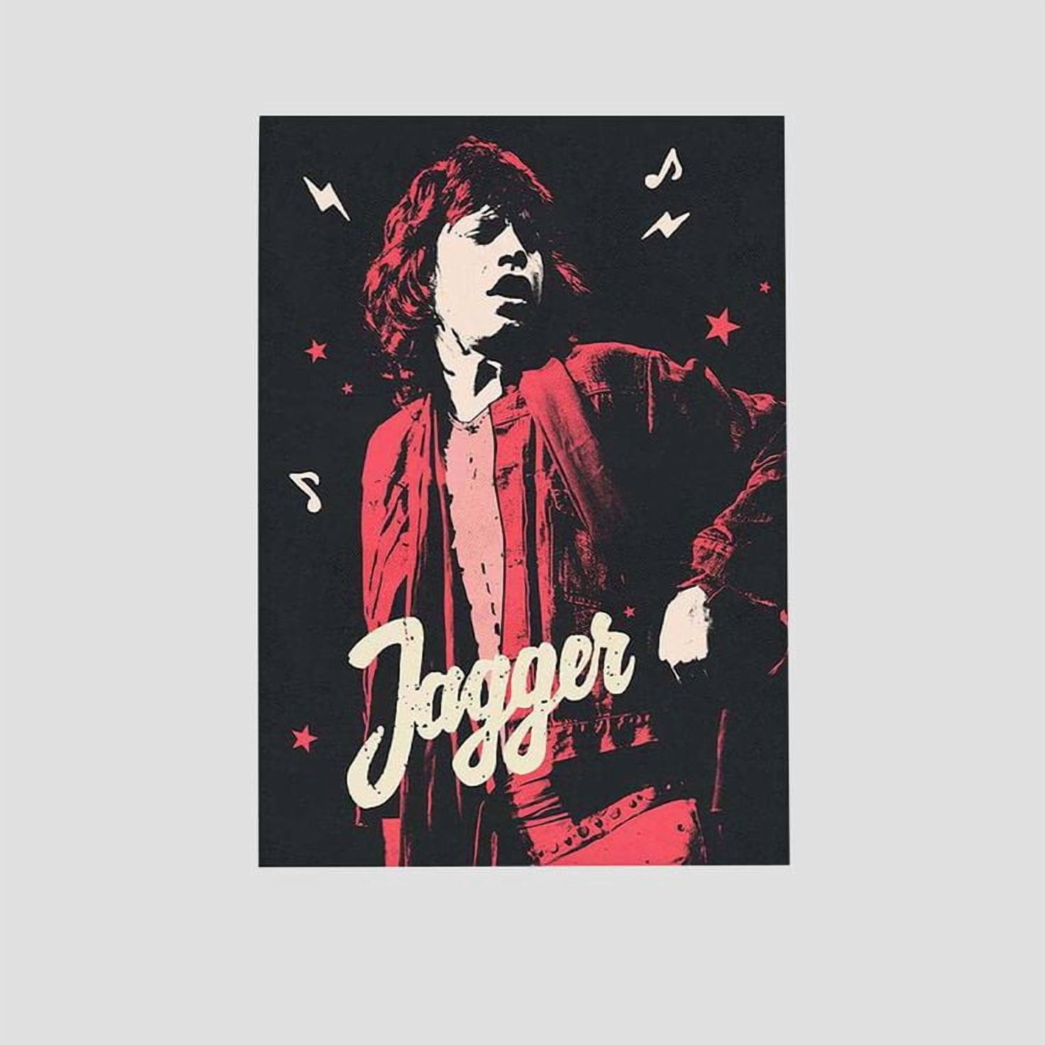Music Poster - Mick Jagger 80s 90s Retro Style - Size 24x36 - Postora ...