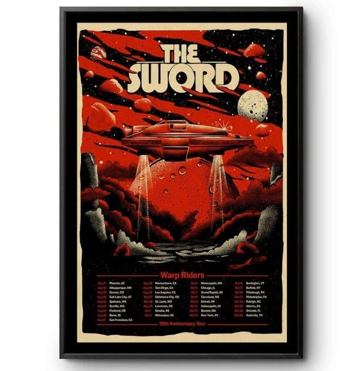 Music Poster - Poster The Sword 15th Anniversary Tour 2025 Poster ...