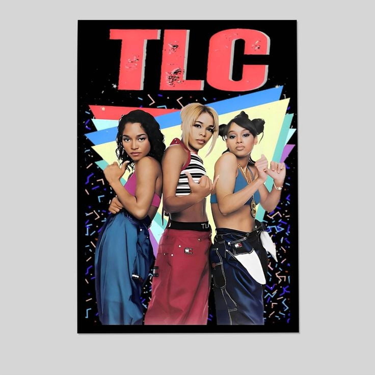 Music Poster - TLC Band 90s Retro Style - Size 24x36 - The Basic Shop ...