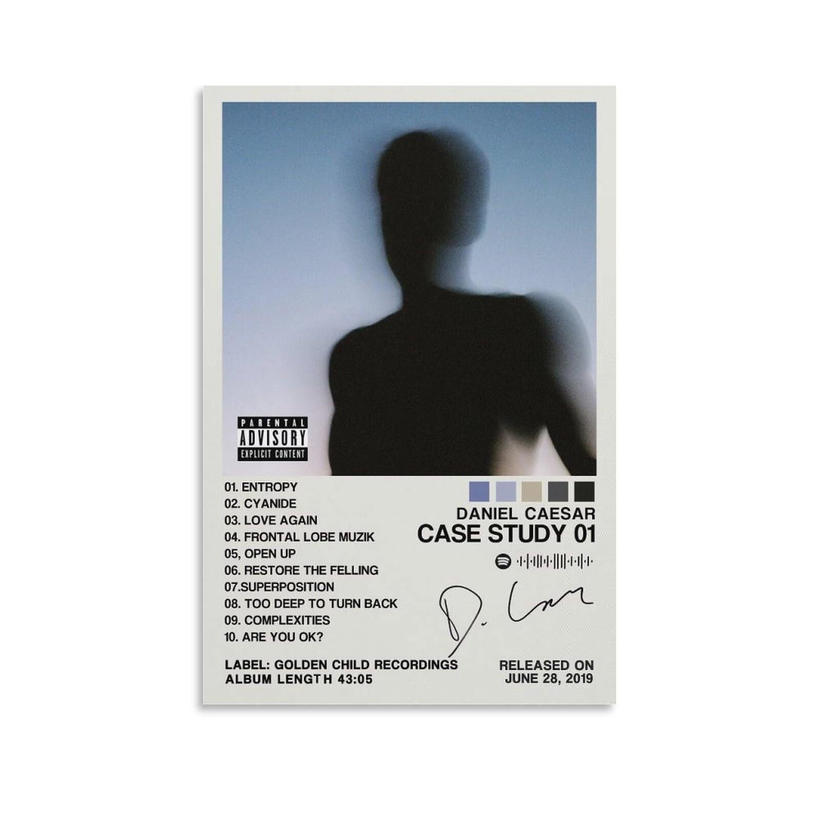 Music Posters Daniel Caesar Poster Poster Prints Canvas Wall Art for ...