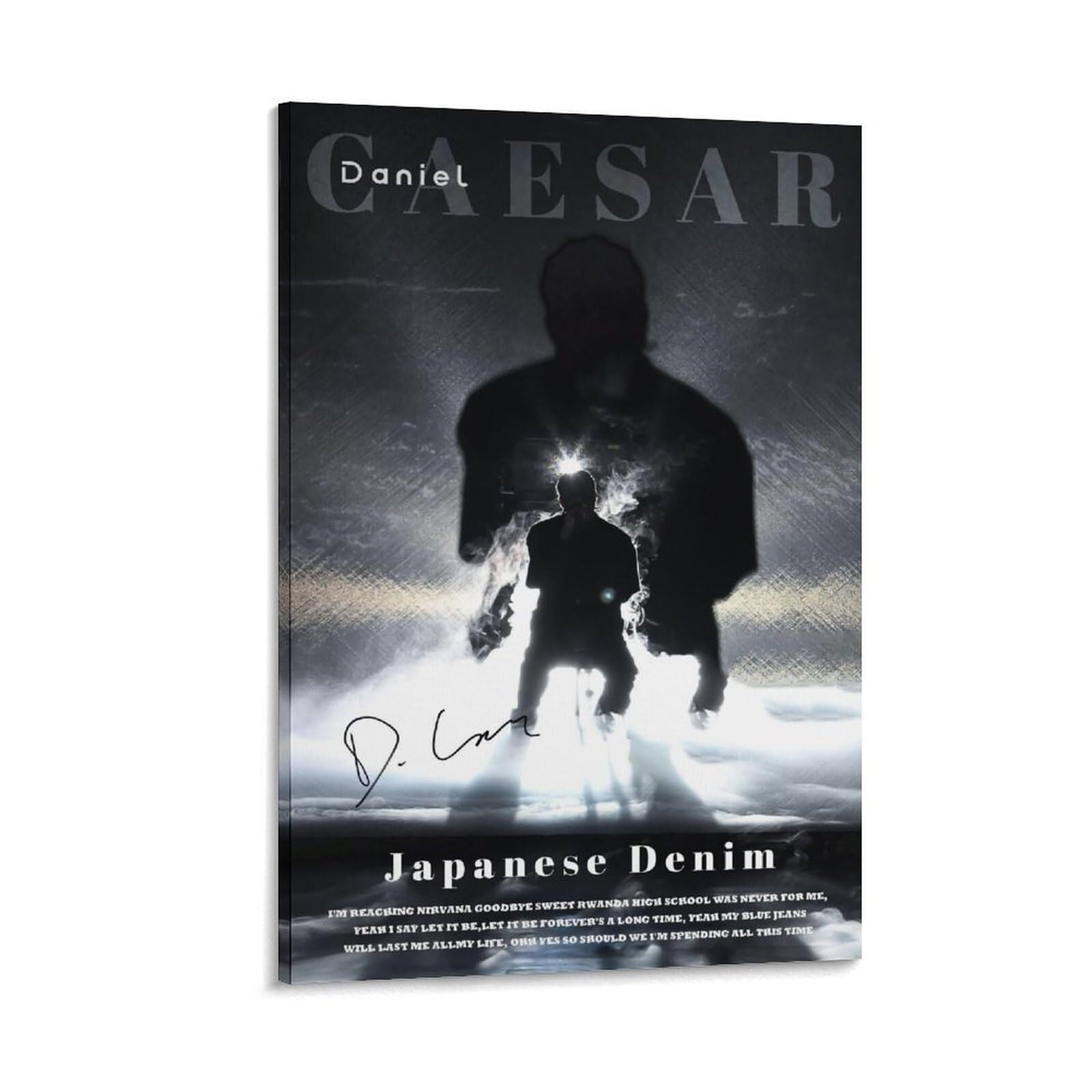 Music Posters Daniel Caesar Poster Signed For Fans Black Poster Prints ...