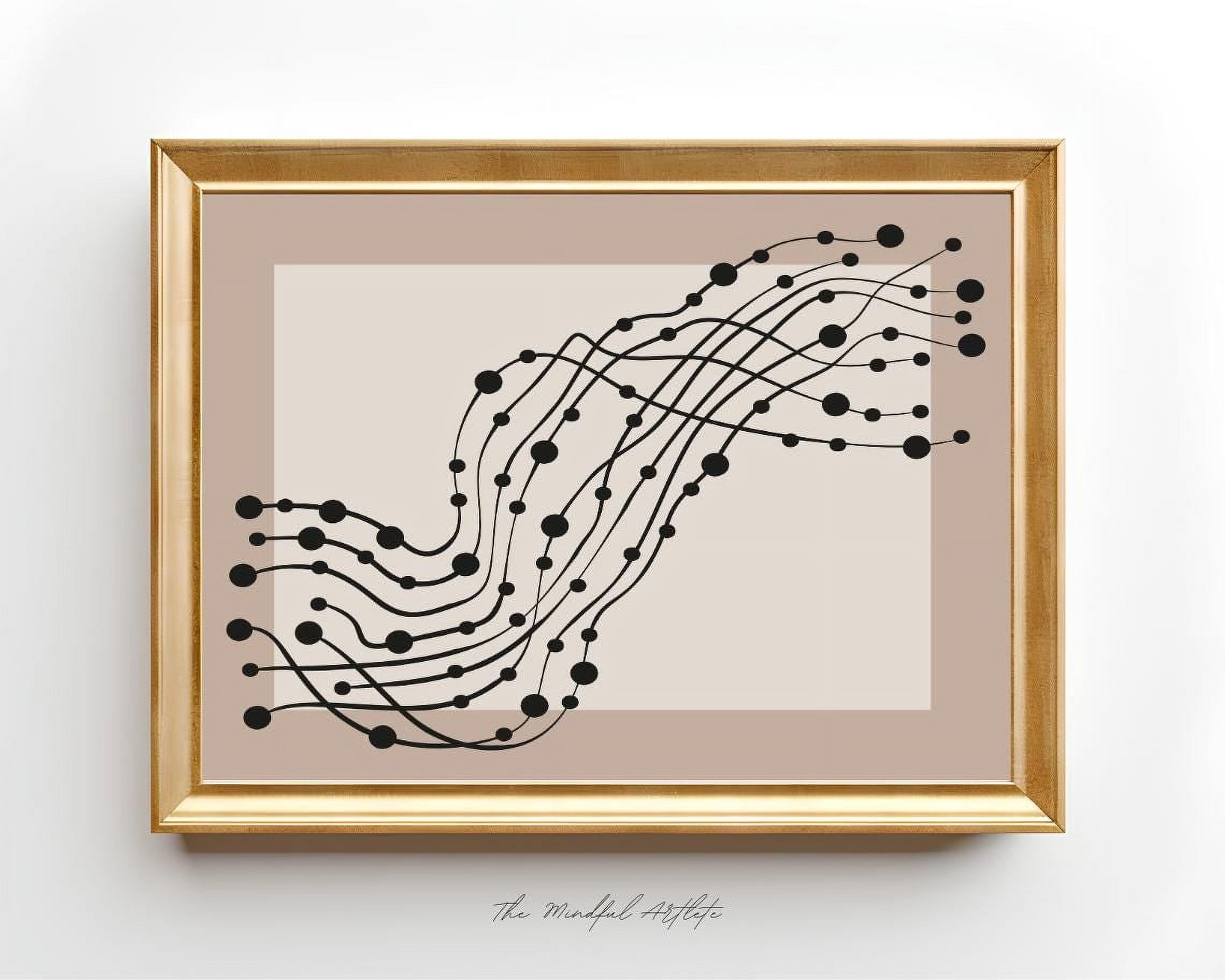 Music Print Modern Gallery Abstract Print Line Art Print Minimalist ...