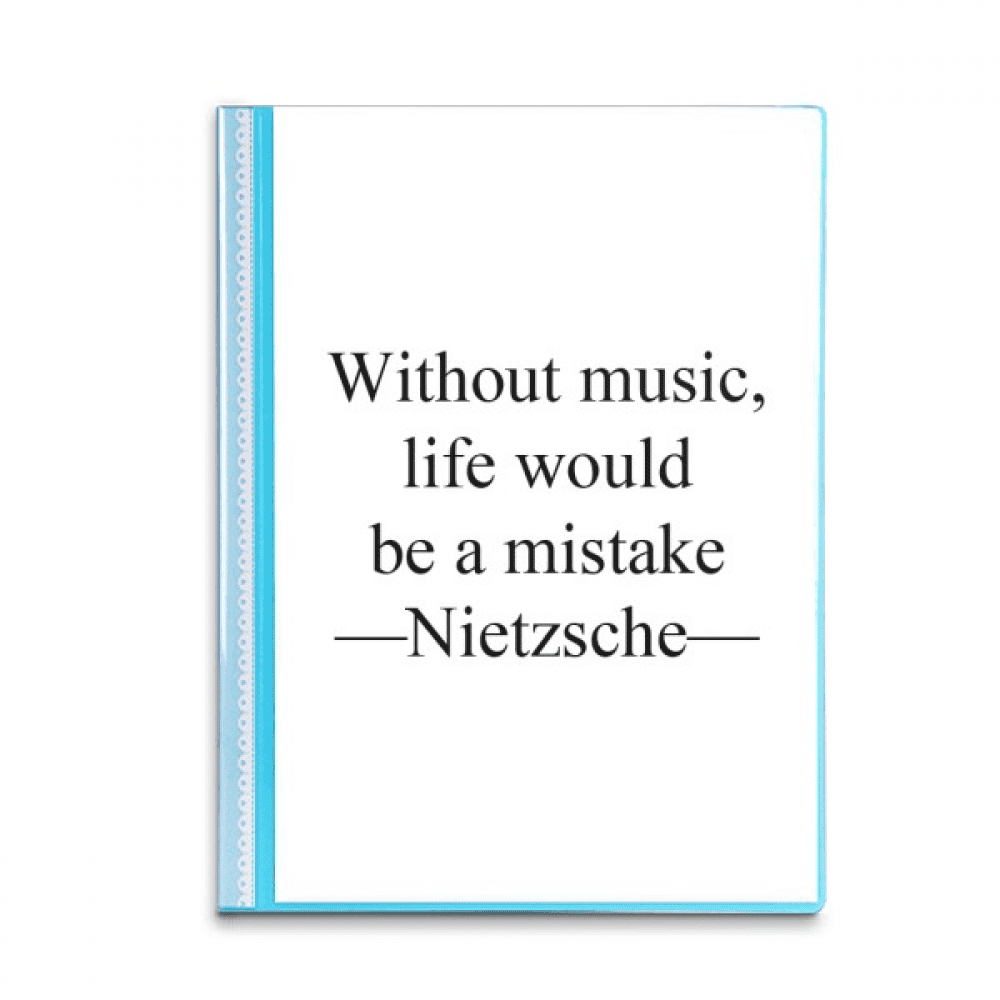 Music Quotes Life Art Deco Fashion Book Sheet Protectors Portfolio ...
