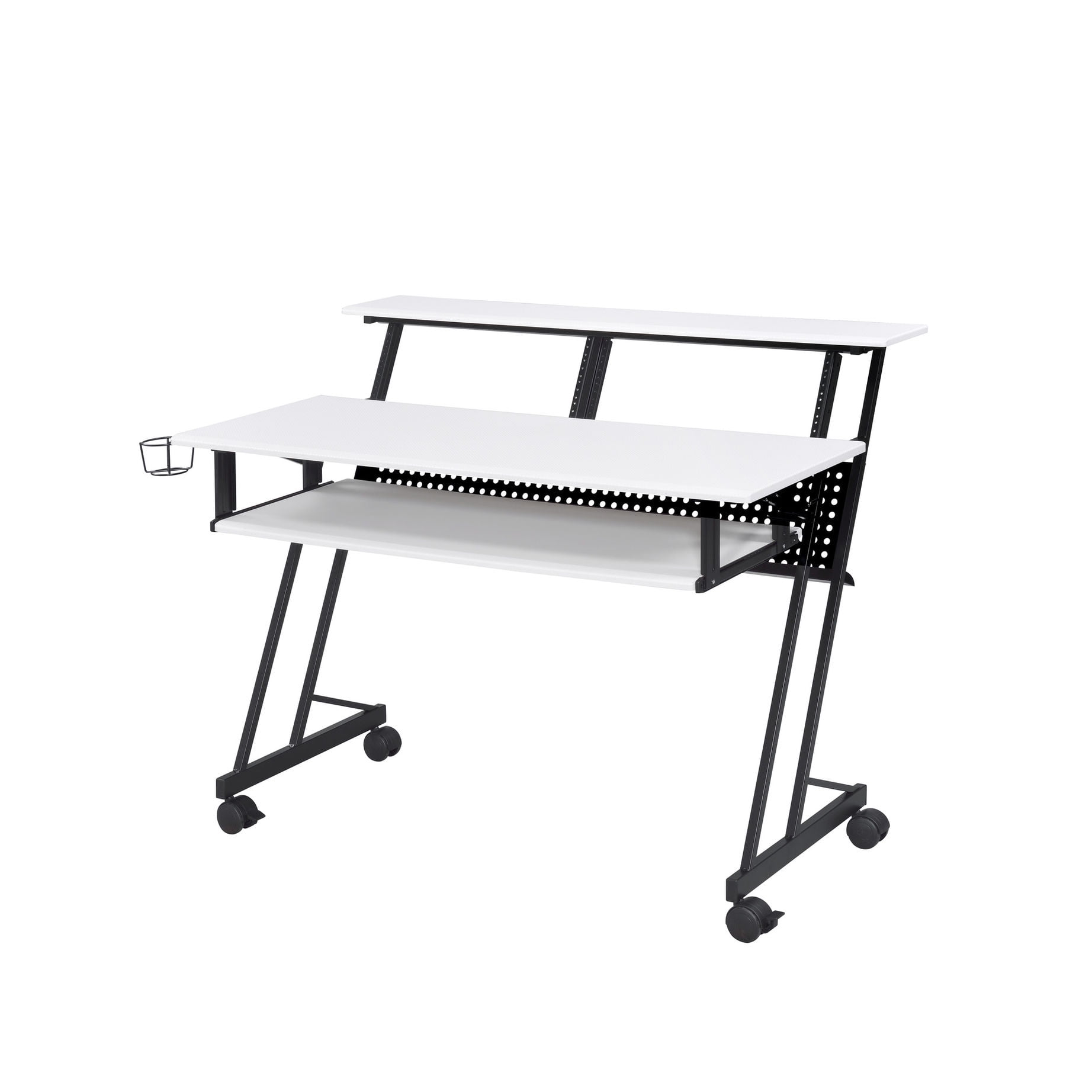 Music Recording Studio Desk Solution | With Cup Holder and Caster ...