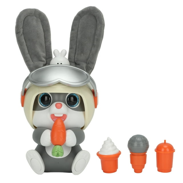 Music Robot Bunny Toy for Kids Intelligent Induction Voice Control ...