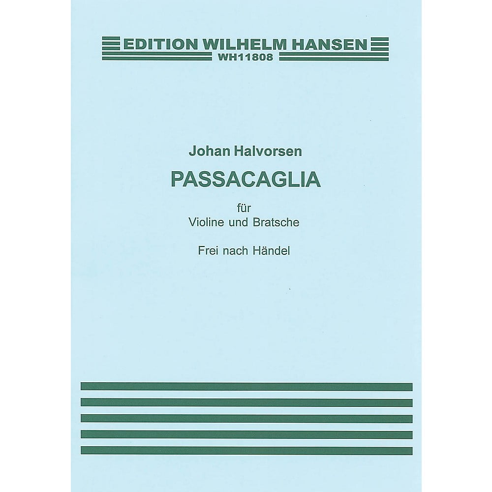 Music Sales G.F. Handel/Johan Halvorsen: Passacaglia In G Minor For ...