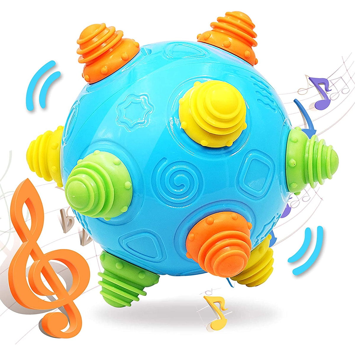 Music Shake Ball Toy for Toddlers, Interactive Dancing Bumble Ball with ...