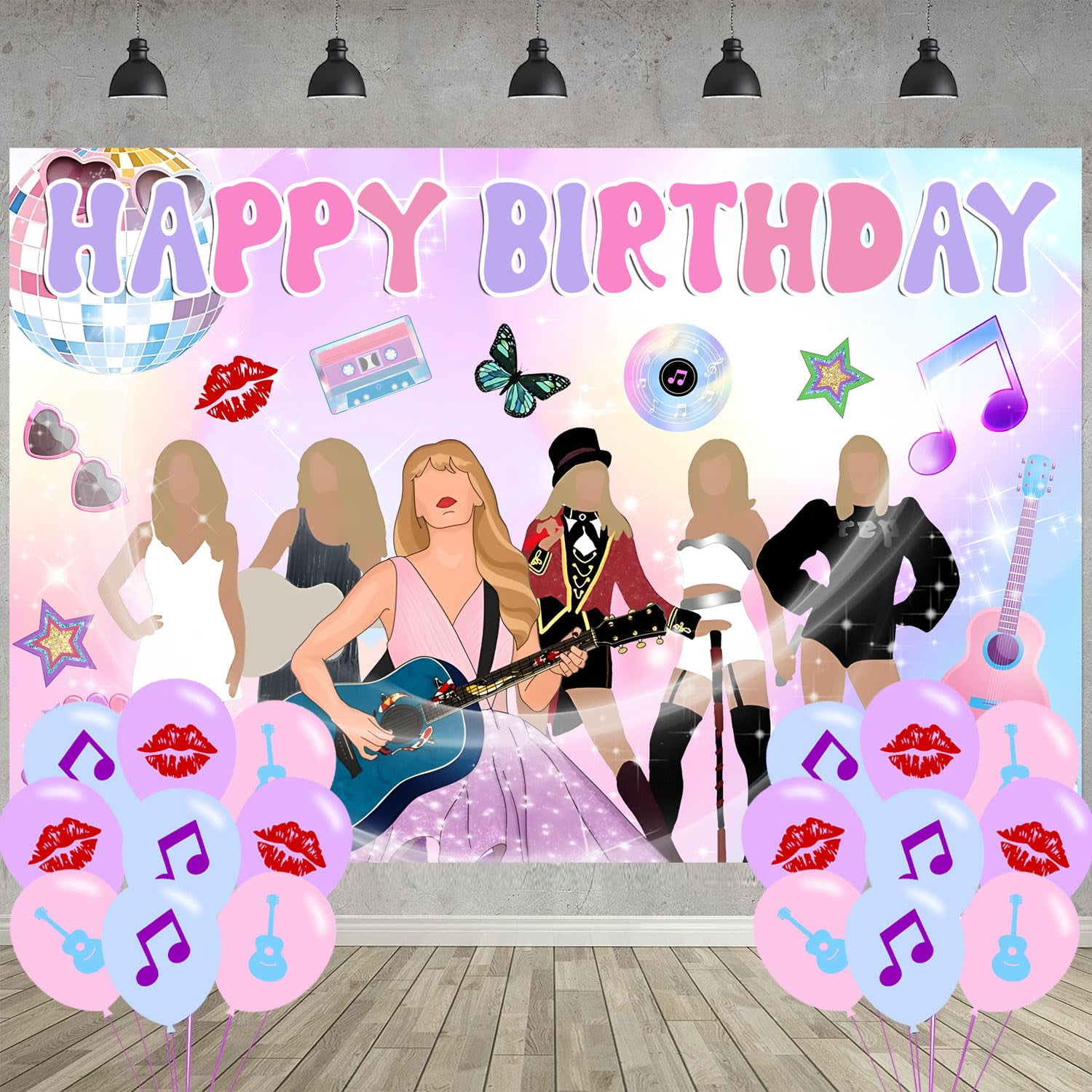 Music Singer Birthday Party Decorations,Its Me AFN1Hi Im The Birthday ...