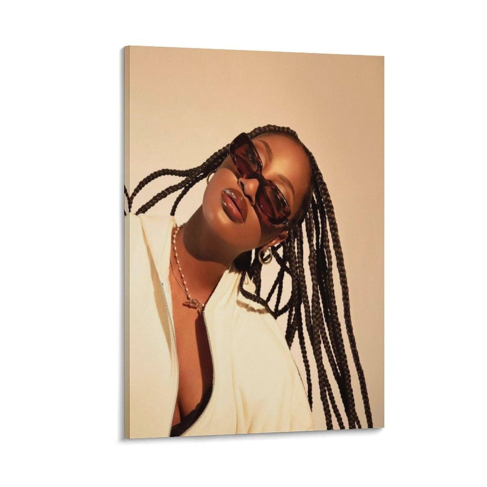 Music Singer Tems Artist Photo Poster Canvas Wall Art Posters For Room ...