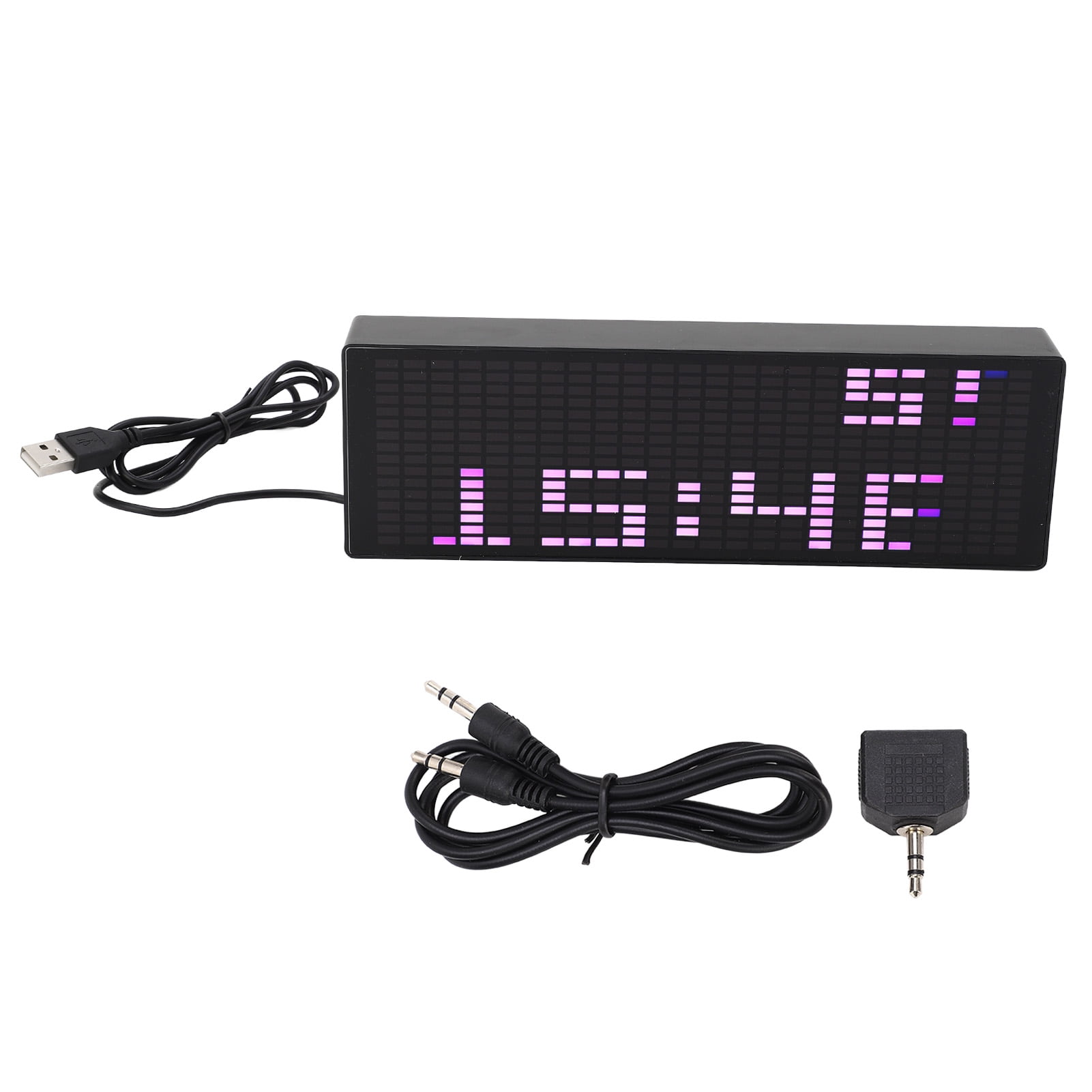 Music Spectrum Display 384 RGB LEDs 20 Dynamic Effects 7 Color Effects ...