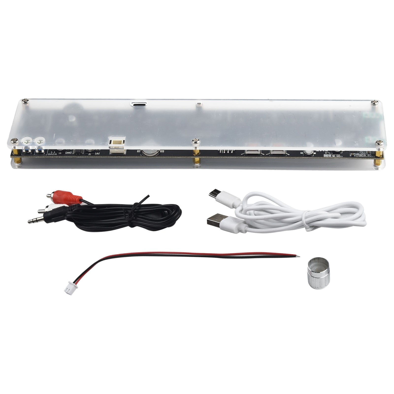 Music Spectrum Indicator For Dsp Eq Vu Meter Audio Level Led Display Usb With DSP YIWEI ...