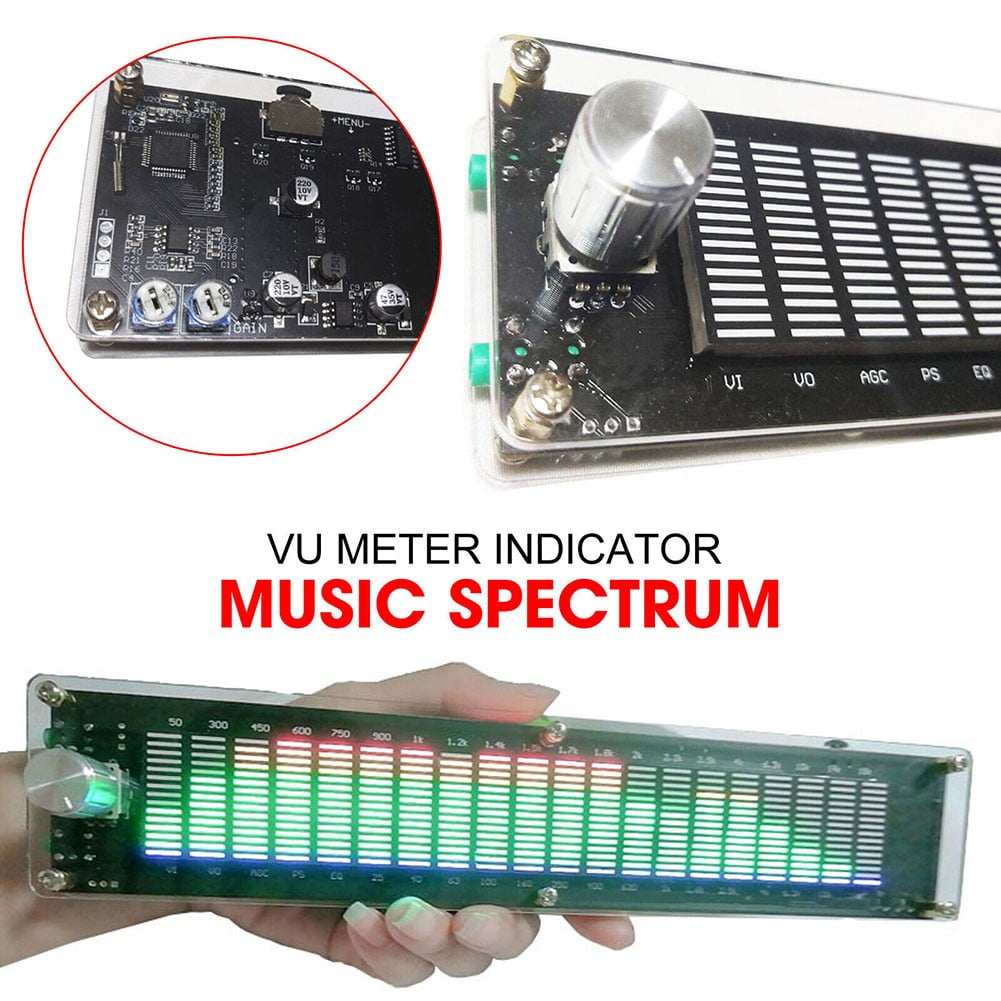 Music Spectrum Indicator for Dsp Eq Vu Meter Audio Level Led Display ...