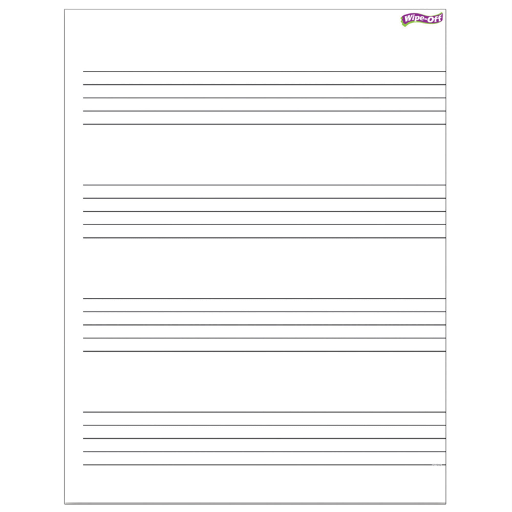 T 27304 Music Staff Paper Wipe Off Chart 17 X 22 By Trend t-27304-music-staff-paper-wipe-off-chart-17-x-22-by-trend