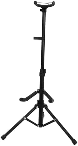 Music Stand Bow Holder Black Violin Stand Portable and Violin Floor ...