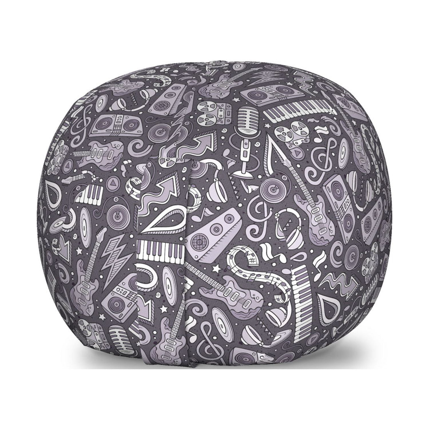 Music Storage Toy Bag Chair, Disco Instruments DJ Set Bass Guitar ...