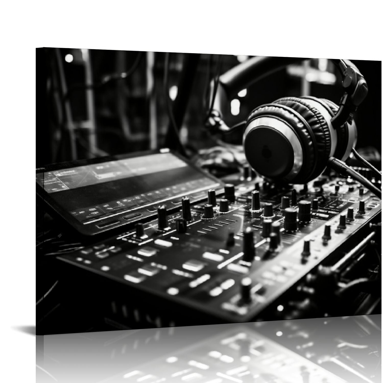 Music Studio Canvas Wall Art Musical Instruments Pictures Prints Guitar ...