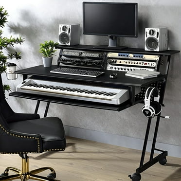 Studio RTA Producer Station Maple: Monitor Stand, Music Recording Desk ...