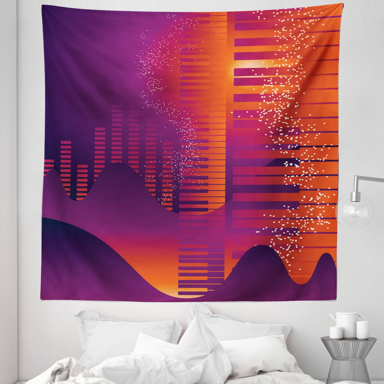 Music Tapestry, Volumes Bar Abstract Melody Visualization Motifs Art ...